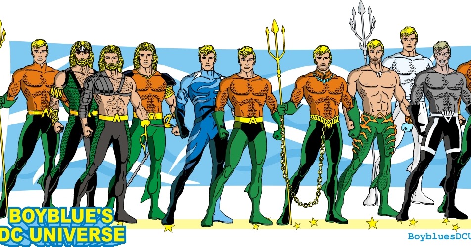 MAN OF BRONZE: AQUAMAN: TODOS SUS MÁS DE VEINTE UNIFORMES