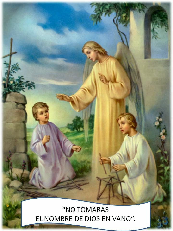 MI PRIMERA COMUNION: EL SEGUNDO MANDAMIENTO