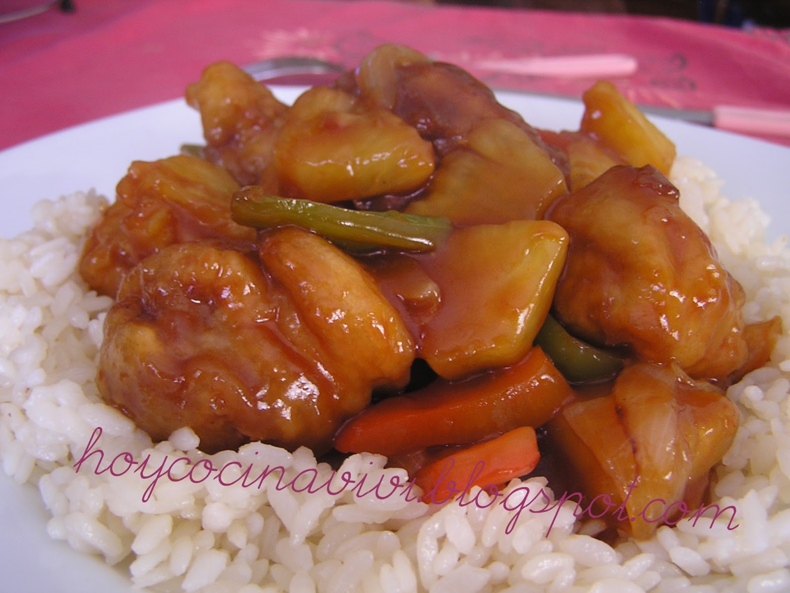 Hoy cocina Vivi: Cerdo agridulce