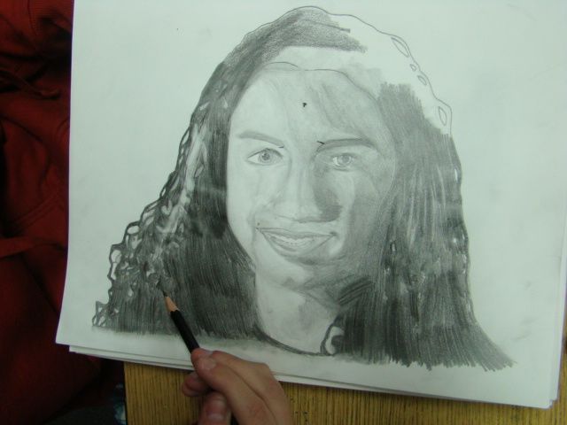 Addy's Apex High School Art: Value Portraits