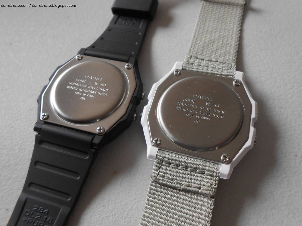 Zona Casio: Casio W-59 frente a Casio W-59