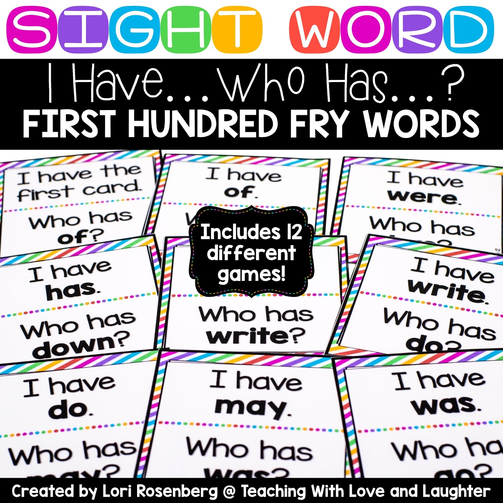 Teaching With Love and Laughter: I Have...Who Has...?