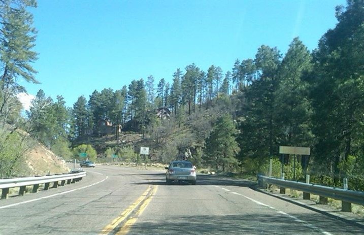 Old US Route 89 (Arizona State Route 89) between Prescott and Wickenburg