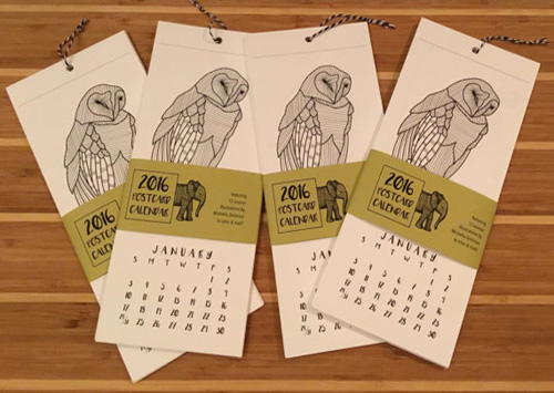 My Owl Barn: 2016 Calendar Round-Up Part-I
