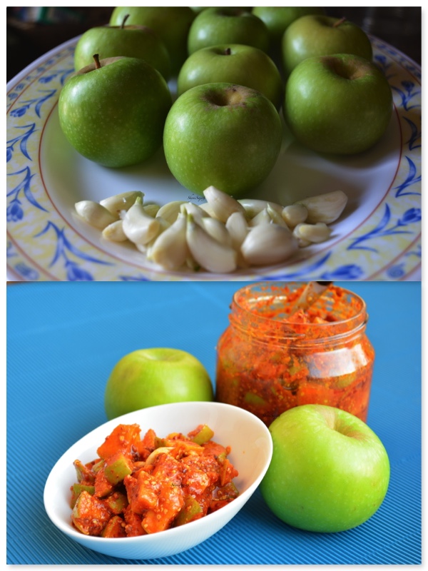 My Cooking Experiments.........: Green Apple Pickle
