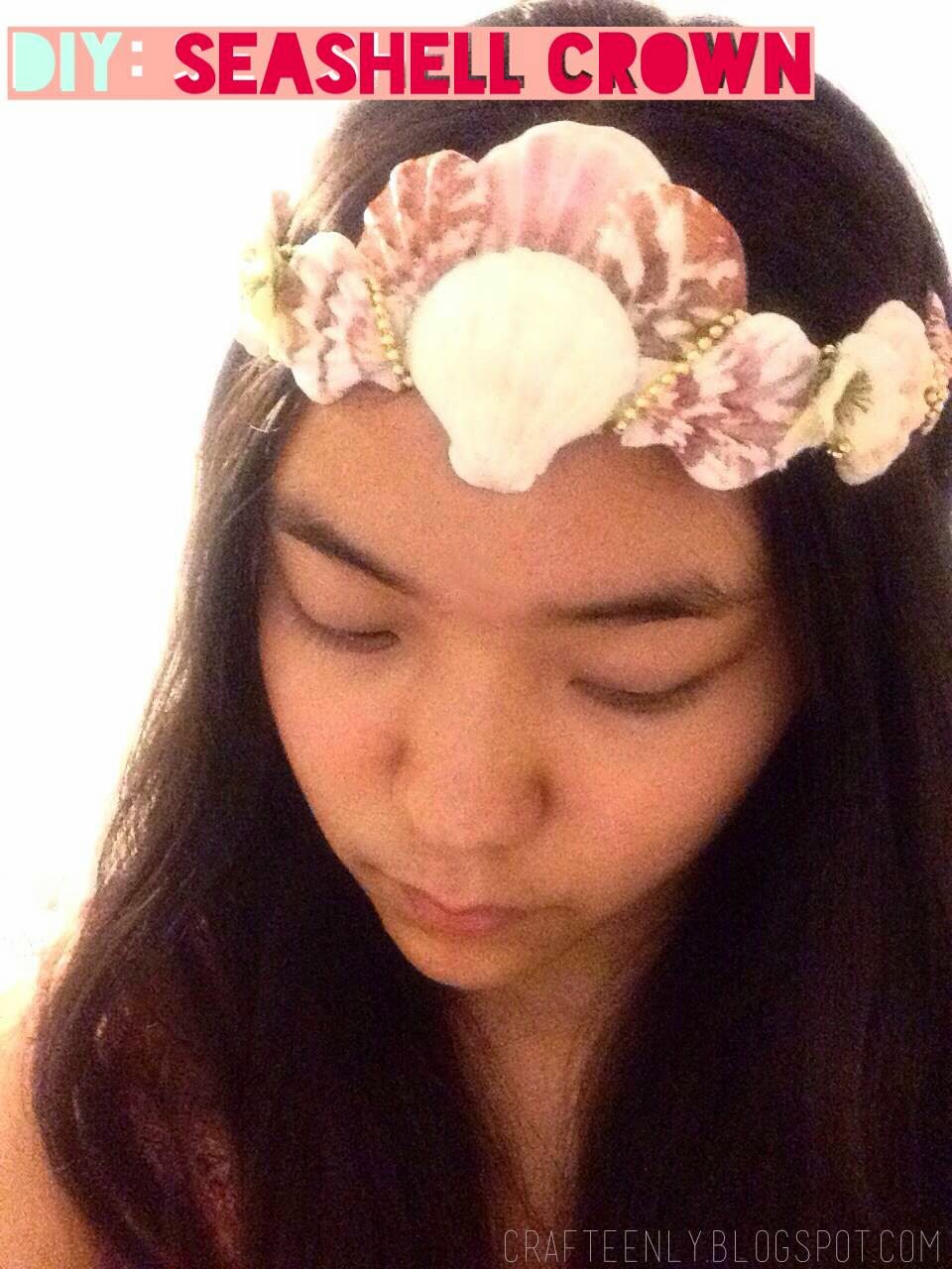 The Crafteen Mastermind: DIY: Seashell Crown