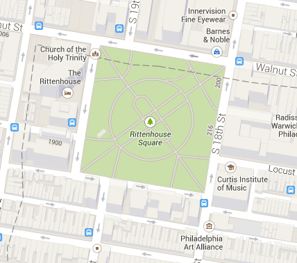 Neighborhood Narratives: Class Map Space: Rittenhouse Square