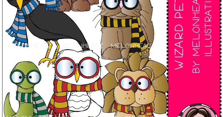Wizard pets clip art - Mini