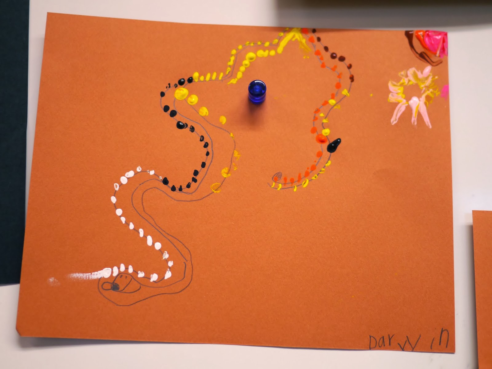 Little Hiccups: Aboriginal Dot Art Activity