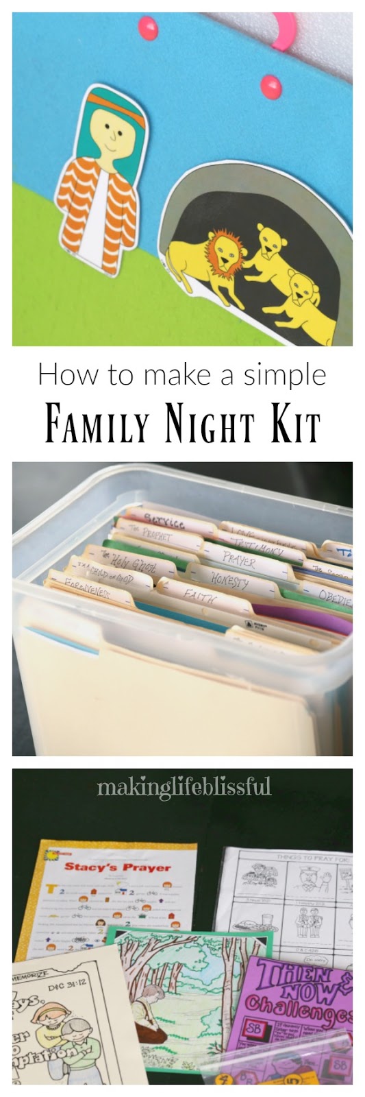 Simple Family Night Kit and Scripture Stories Printables | Making Life ...