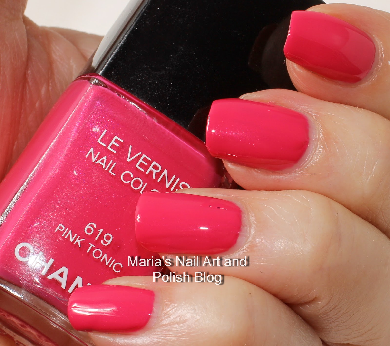 Marias Nail Art and Polish Blog: Chanel Pink Tonic 619 Reflets d’Été de ...