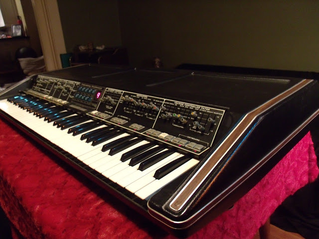 MATRIXSYNTH: Larry Fast Polymoog 203a Vintage Analog Synth SN 3348 Demo