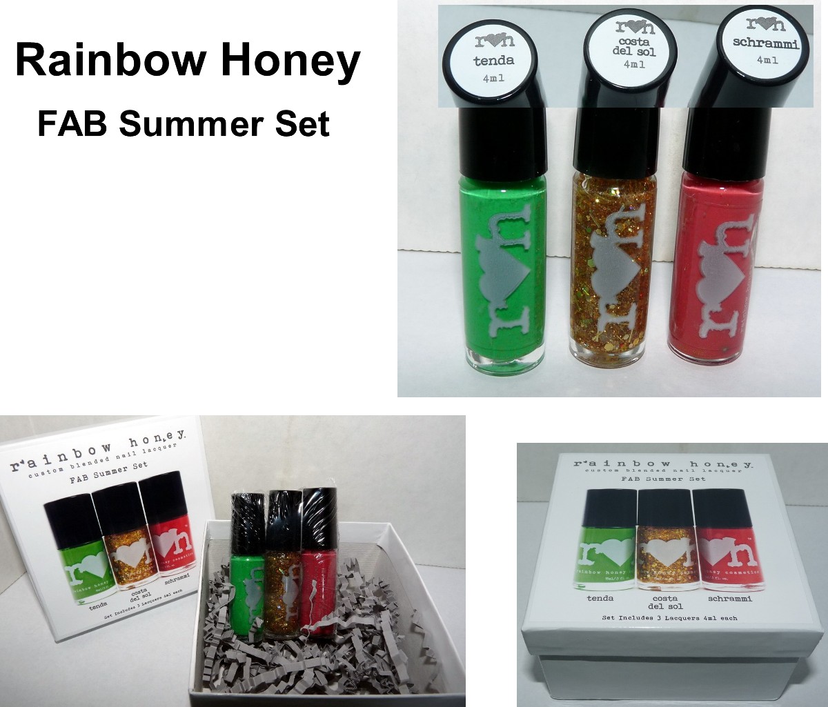 Rainbow Honey FAB Summer Set | Pointless Cafe