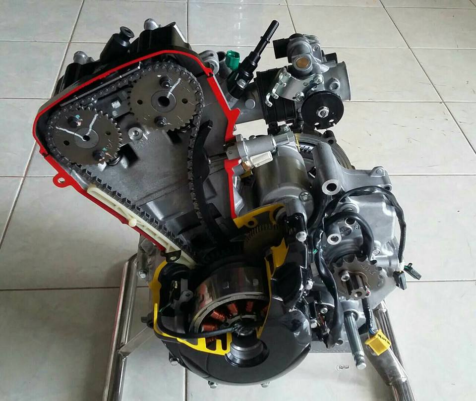 Mesin SUZUKI GSX-R150, Modern, Sederhana, dan Kompak | LAKSUZ