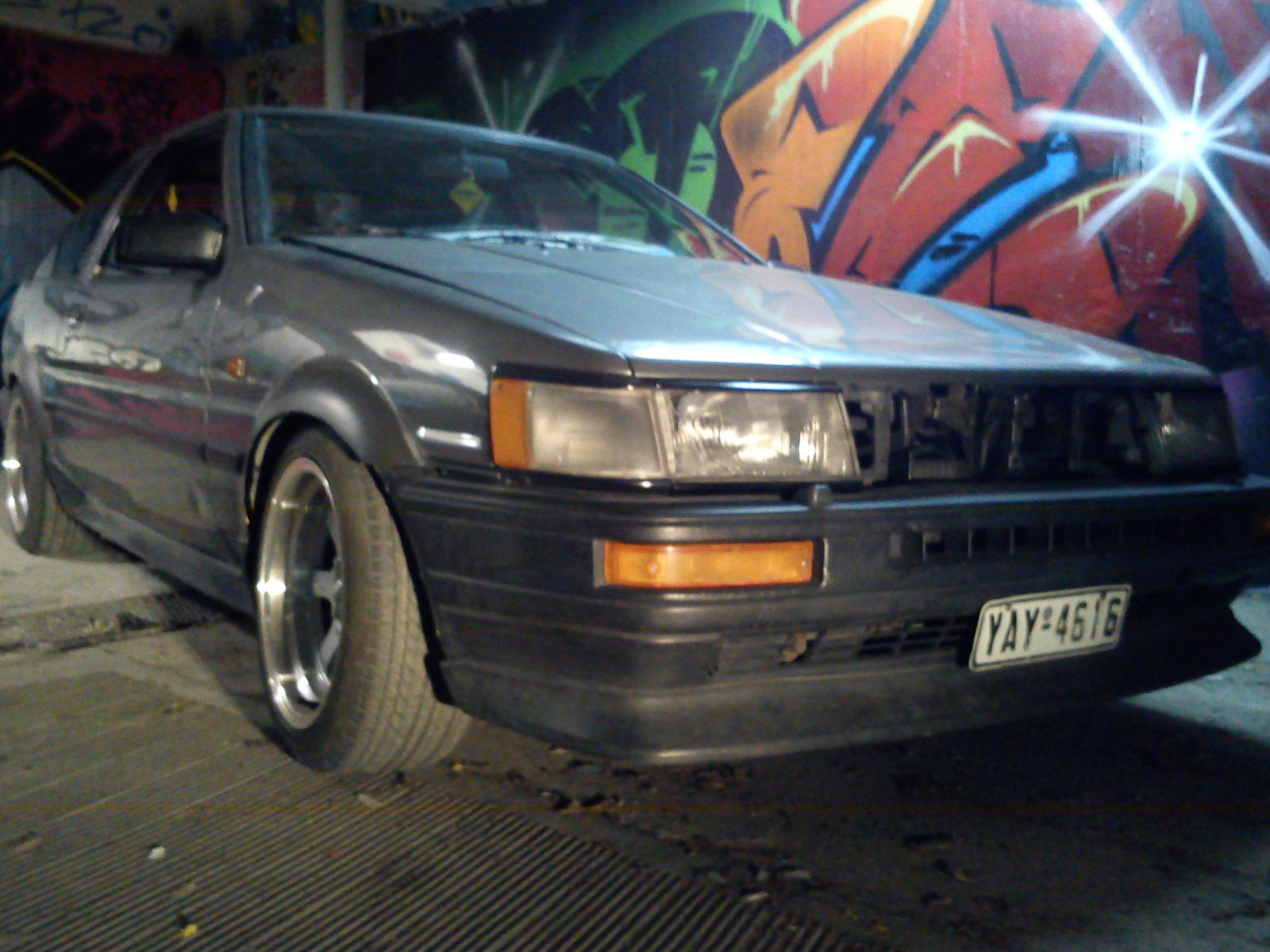 JDMbits: Rota Grid-V Fitted On Pano's AE86!