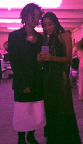 Jaden Smith goes to prom again.. and upstages his date with his dress ...