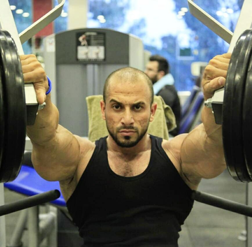 world bodybuilders pictures: iraqi bodybuilder saad shaaban from erbil city