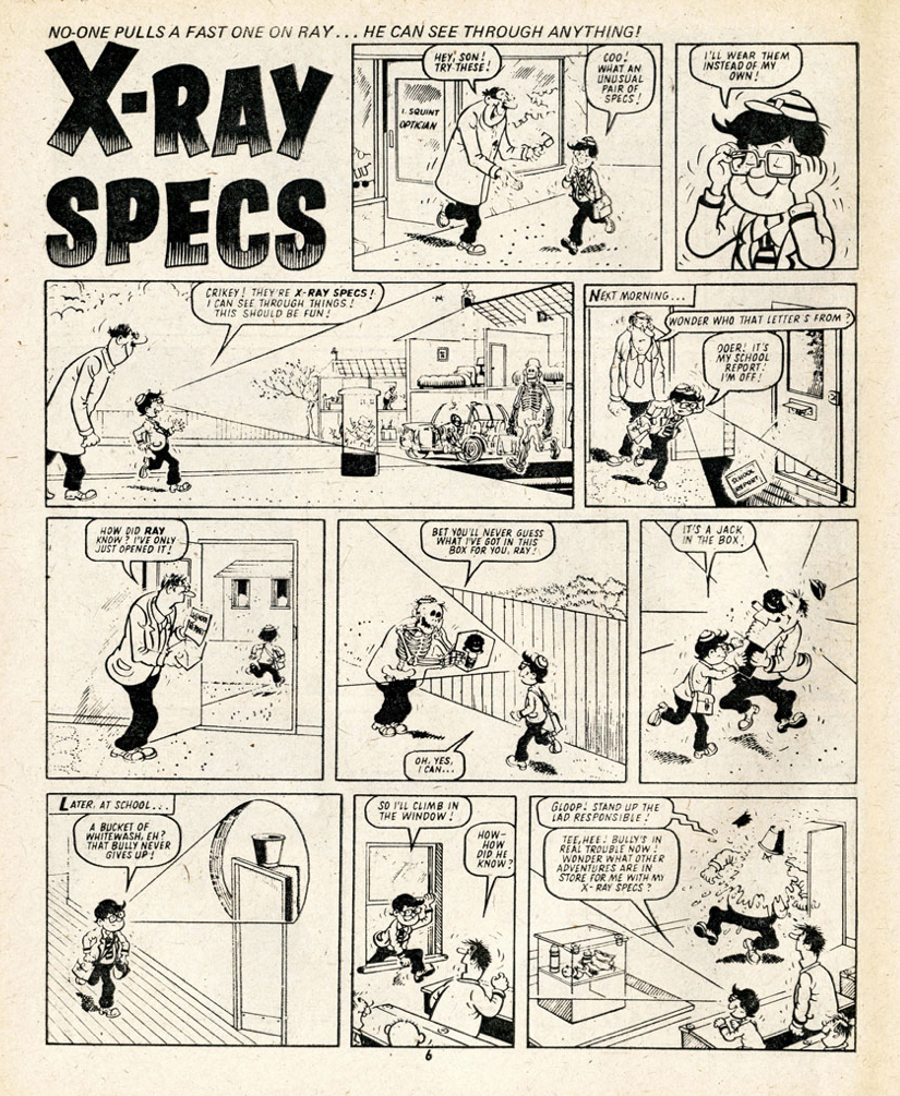 Wacky Comics!: Fleetway Firsts... Martha's Monster Makeup and X-Ray Specs