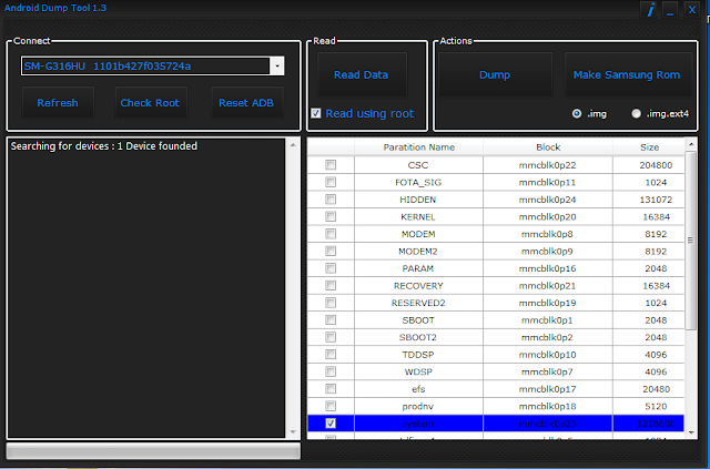 برنامج سحب الروم من هواتف أندرويد Android Rom Dumper - XDA150