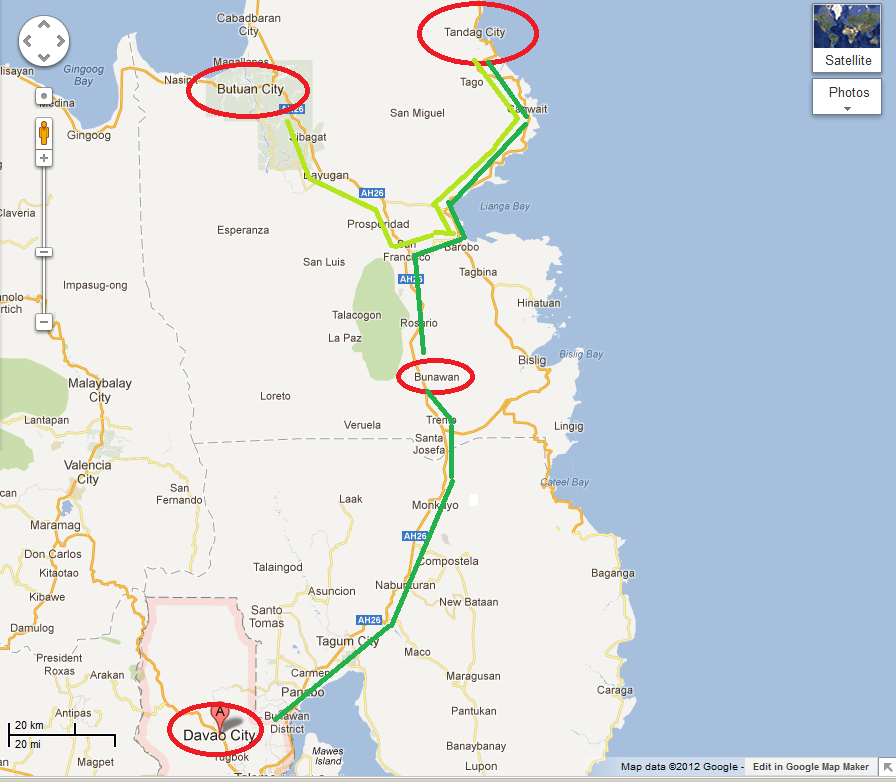 Detailed Map Of Mindanao