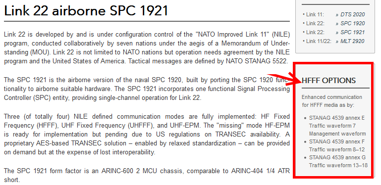 TDMA waveforms (STANAG-4539 Annex D,...) and NILE/Link-22 | diario SWL ...