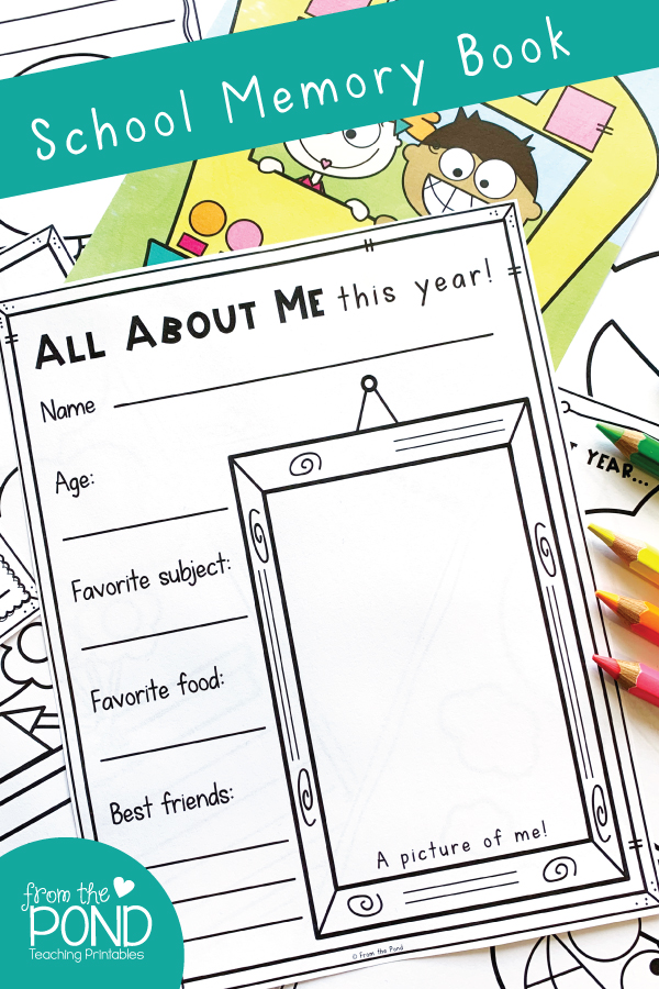 End of School Year Memory Book | From the Pond