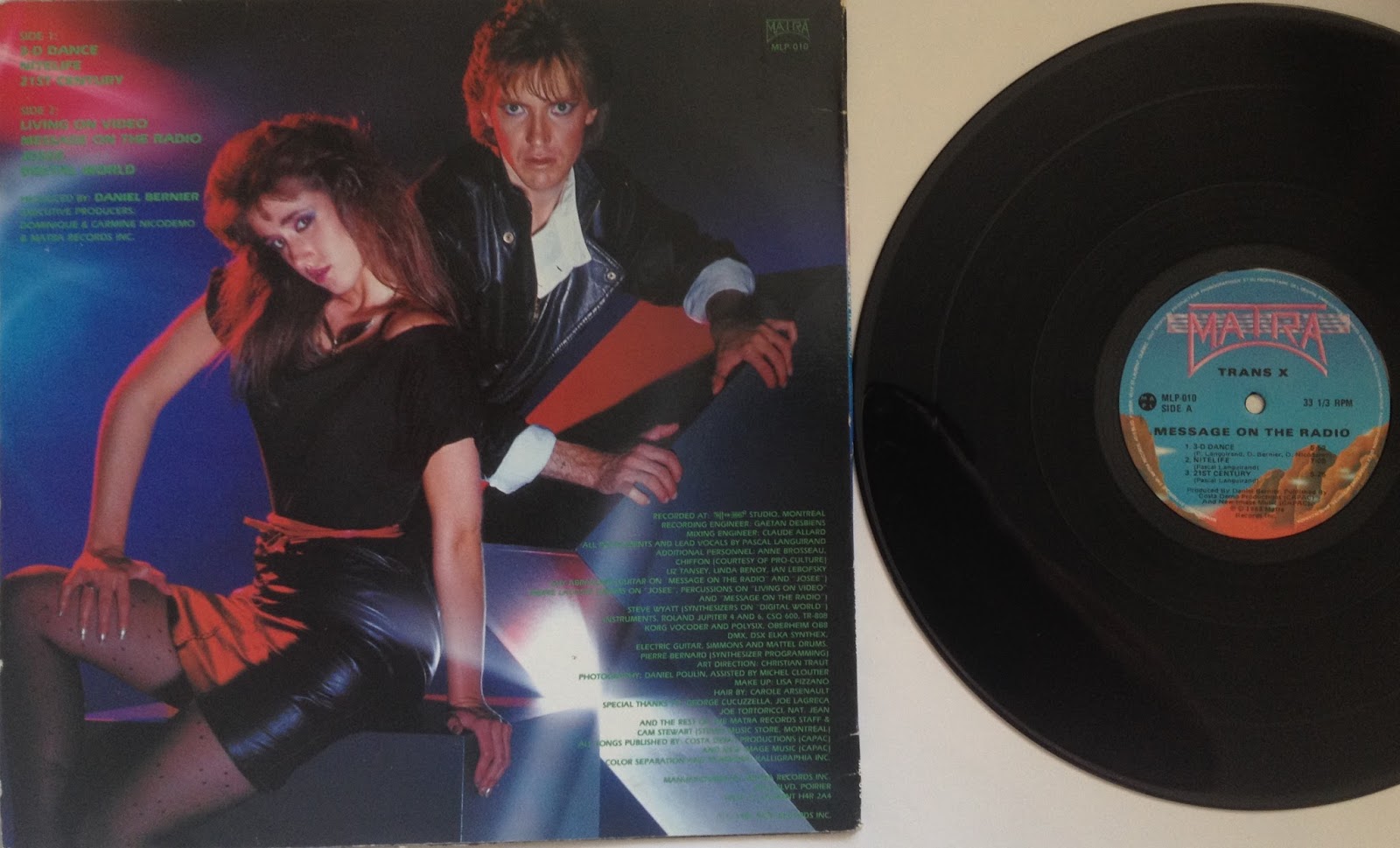 Thrift Store Music: Trans X - Message on the Radio