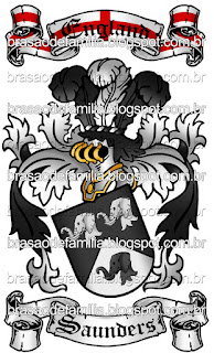 Brasões: Brasão da Família Saunders (Saunders Coat of Arms)