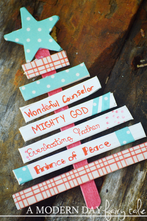 Names of Jesus Christmas Tree Kids Craft { & More Ways to Teach Kids ...