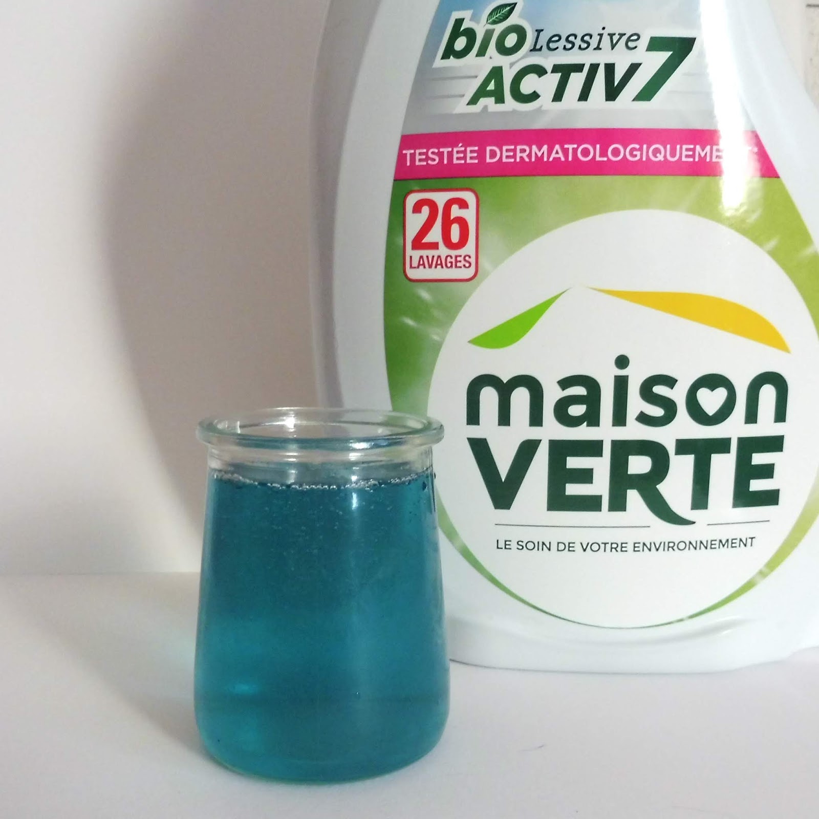 Test de la lessive Bio Activ 7 de Maison Verte - Lili LaRochelle à Bordeaux
