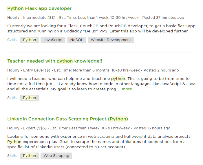 Geospatial Solutions Expert: Most profitable python programming skill ...