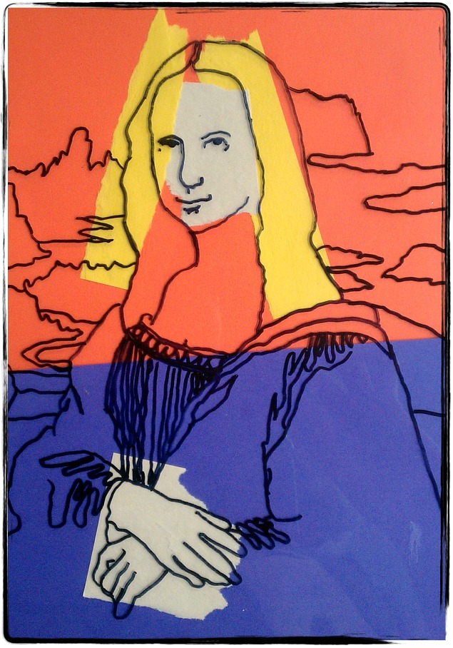 The David Lubin Art Studio: Mona Lisa Pop