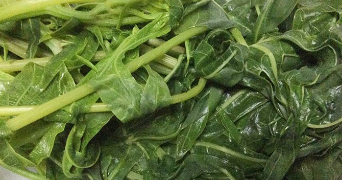 Ulam Pucuk Ubi Rebus dan Sambal Belacan Kampung | Blog Sihatimerahjambu