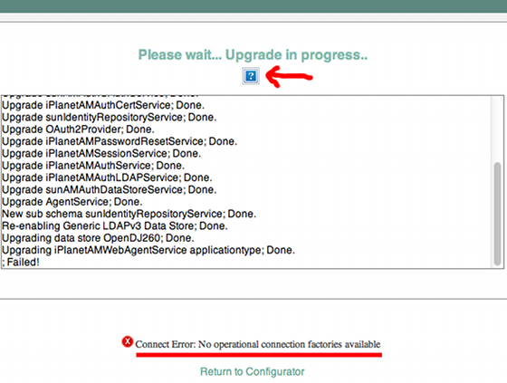 azlabs: OpenAM 11.0.1 Upgrade - Fail