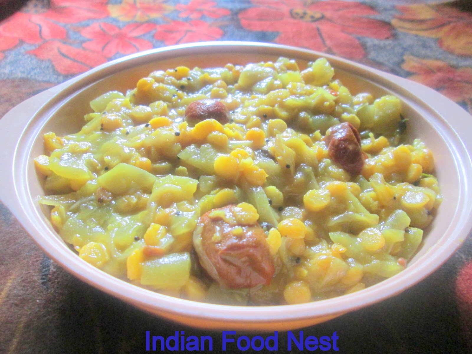 Indian Food Nest: Snake Gourd Koottu Recipe / Pudalangai koottu Recipe.