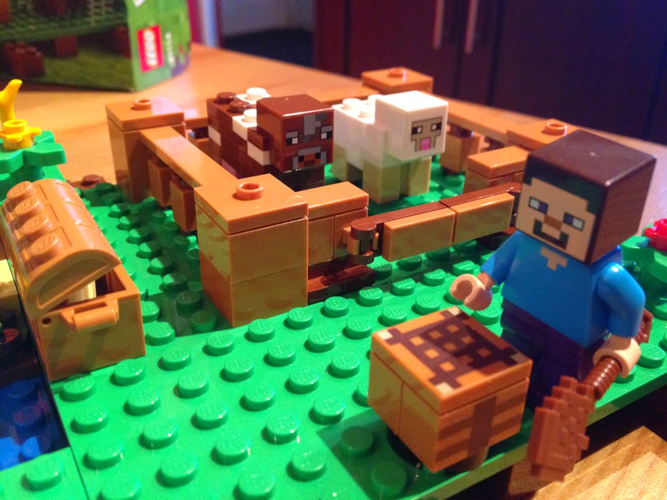 Fully Jointed Play Figures: Lego Minecraft The Farm