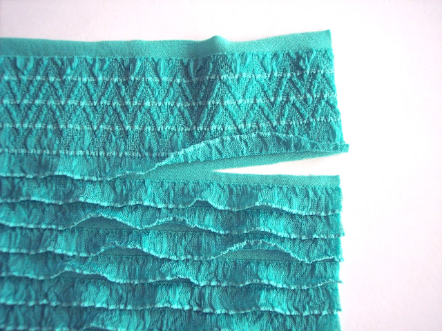 Ruffle Fabric: Shirring with Ruffles & Ridges