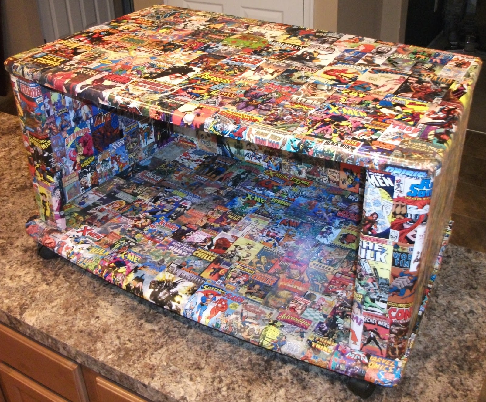 Kracalactaka Creations Comic Decoupage Blog: Black Comic Book ...