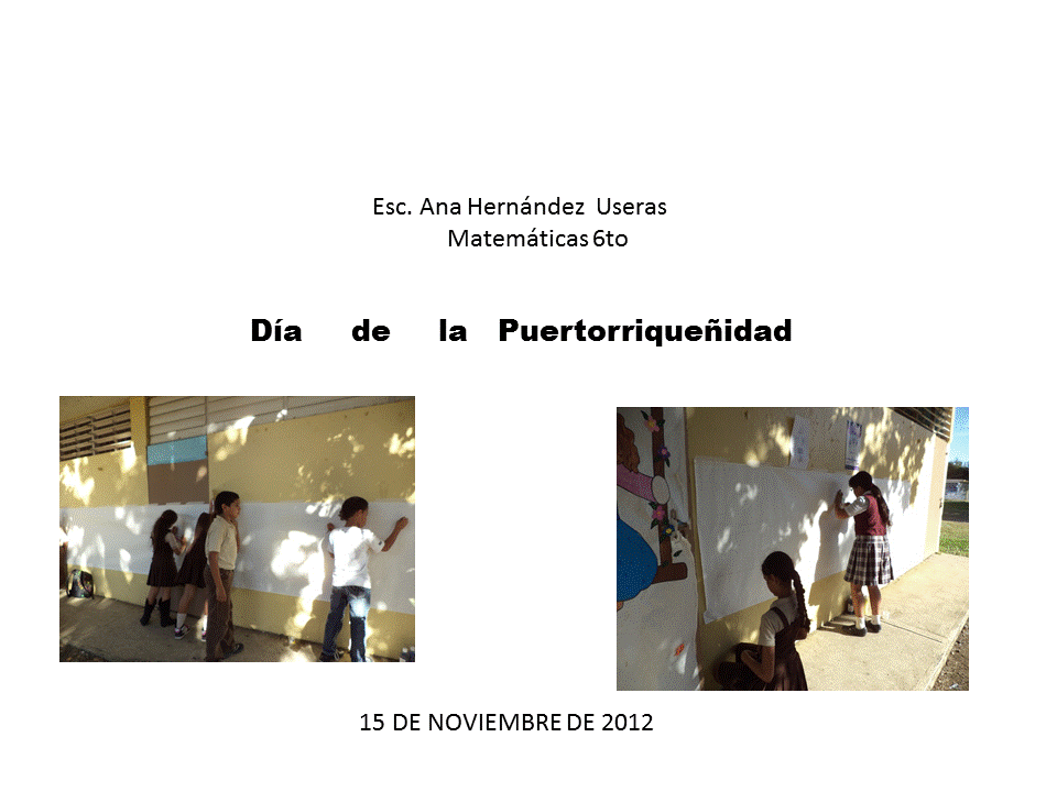 The Learning Spot: Dia de la puertorriqueñidad