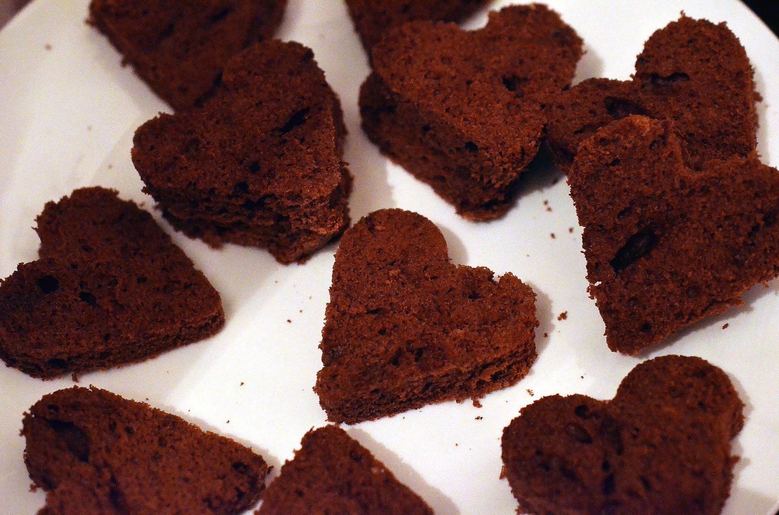 Chec cu inima de ciocolata