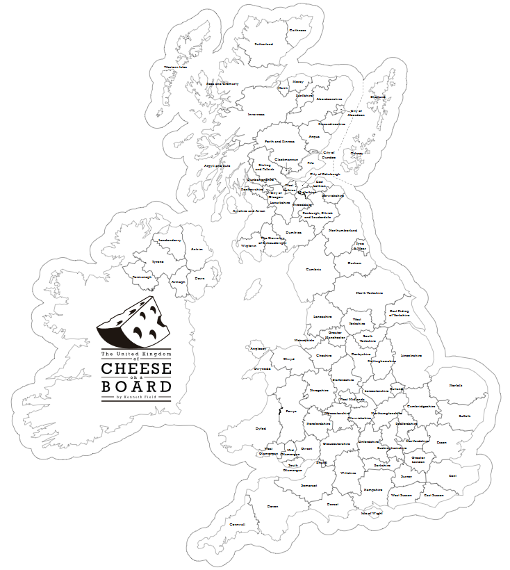 Cartonerd: The United Kingdom of Cheese on a Board