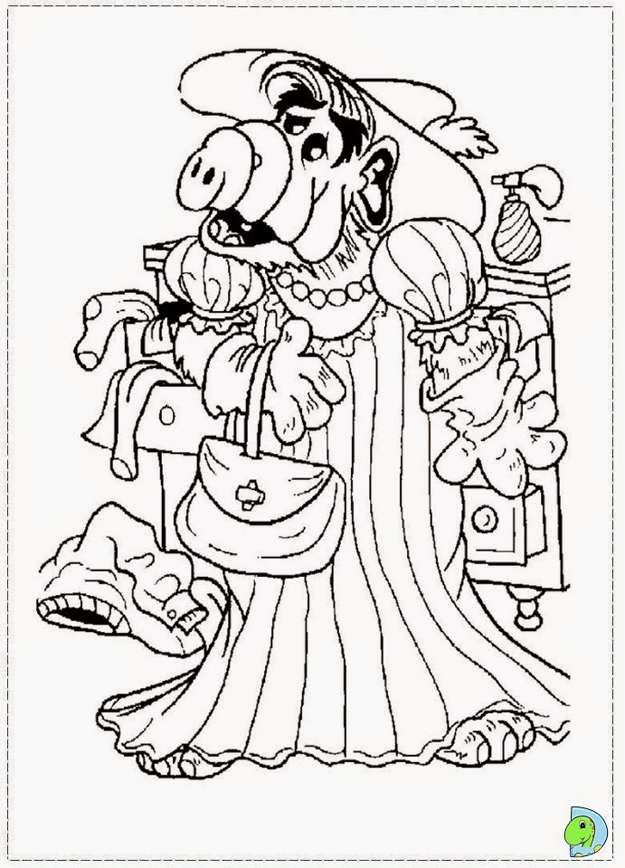 Dinokids - Desenhos para colorir: Desenhos do Alf para colorir