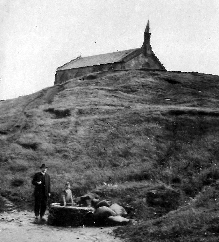 Tour Scotland: Old Photograph Kirk O' Shotts Parish Church Scotland