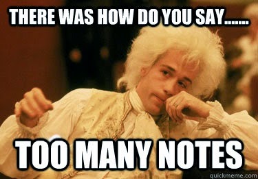 Inspiration Nation -The Later Years: Too Many Notes