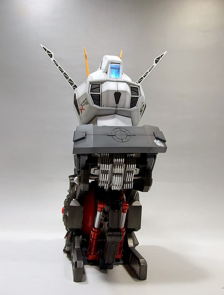 Custom Build: 1/24 Strike Gundam Head Display with LED