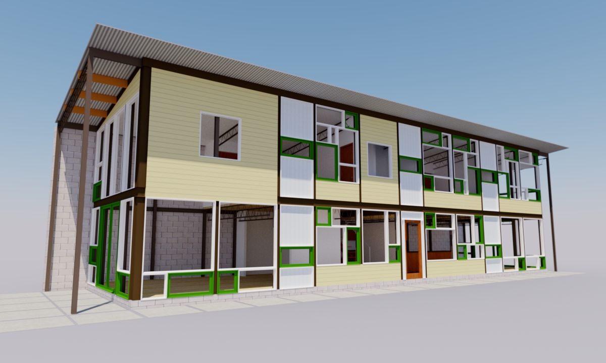 Modern House Plans by Gregory La Vardera Architect: 0357 Steel Case ...