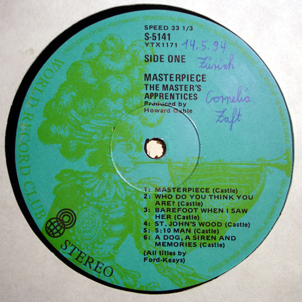 johnkatsmc5: Masters Apprentices “The Master’s Apprentices” 1967 first ...