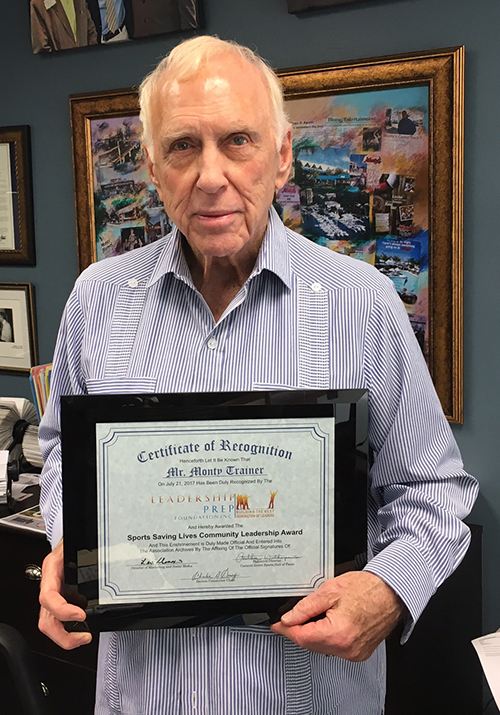 Coconut Grove Grapevine: Monty Trainer receives Hall of Fame award
