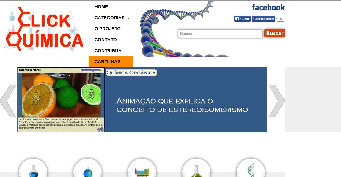 Softwares e Atividades Educativas: CLICK QUÍMICA
