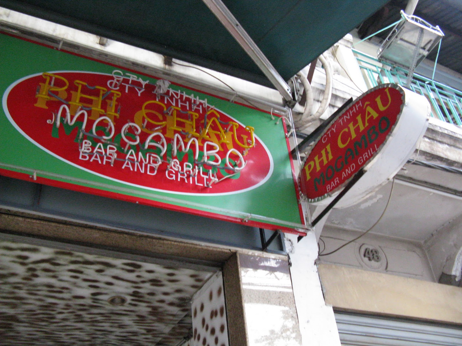 Head (South) East: Mogambo Bar and Grill